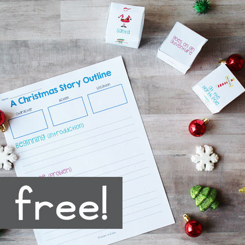 Christmas Story Cubes – Learn in Color