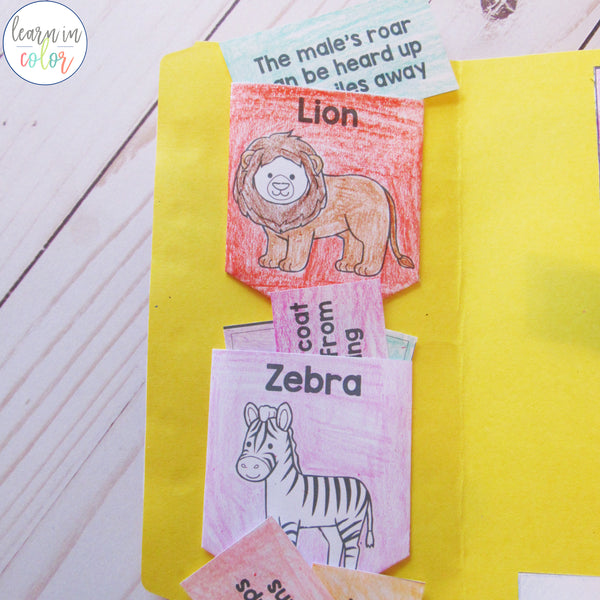 The Lion King Lapbook Grades: 2-4 – Learn in Color