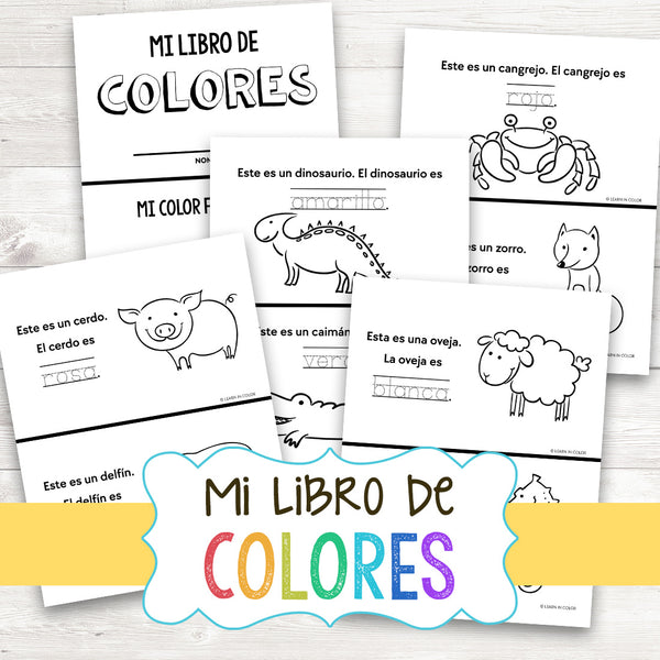My Book of Colors - English & Spanish – Learn in Color