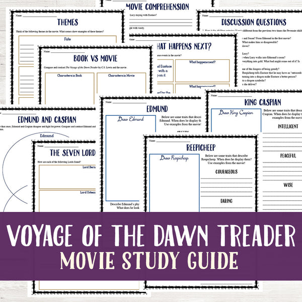 The Voyage of the Dawn Treader Movie Study Grades: 6-8 – Learn in Color