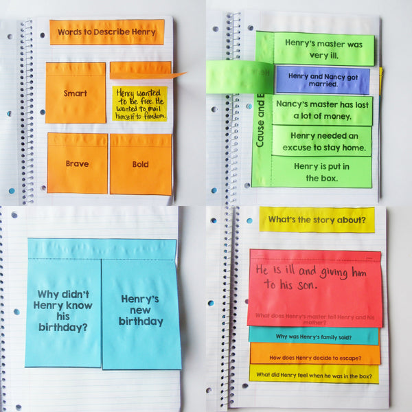 Henry's Freedom Box Interactive Notebook – Learn in Color