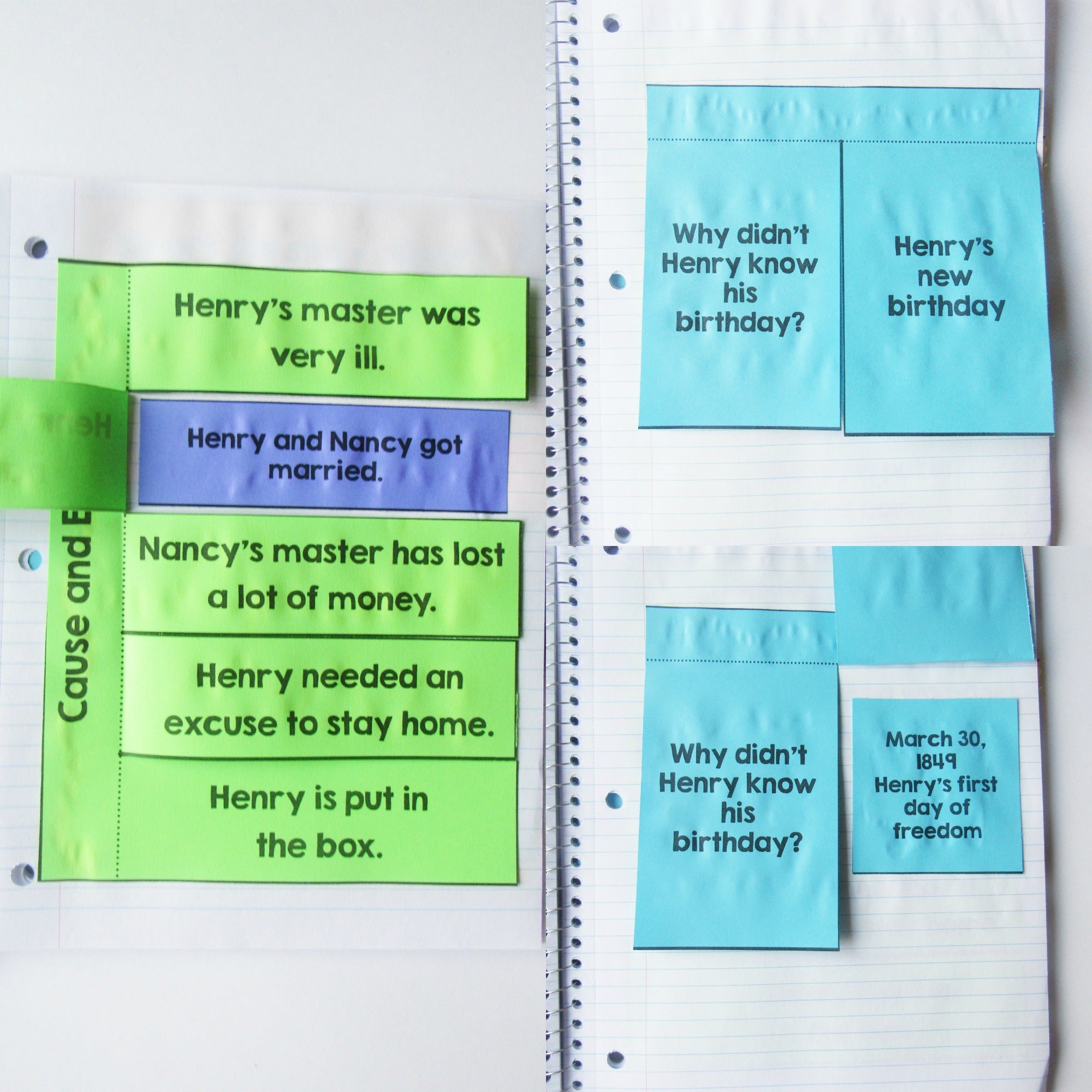 Henry's Freedom Box Interactive Notebook – Learn in Color