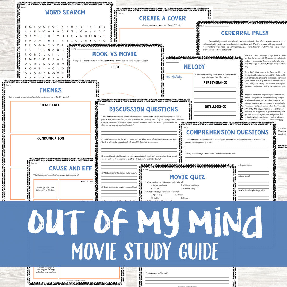 Out Of My Mind Movie Guide – Learn in Color