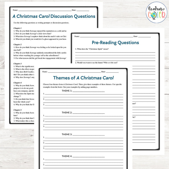A Christmas Carol Novella Guide Grades: 5-7 – Learn in Color