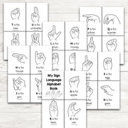 American Sign Language Booklet – Learn in Color