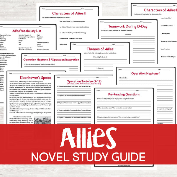 Allies by Alan Gratz Book Study Grades: 6-8 – Learn in Color