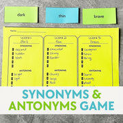 Synonyms & Antonyms Game – Learn in Color