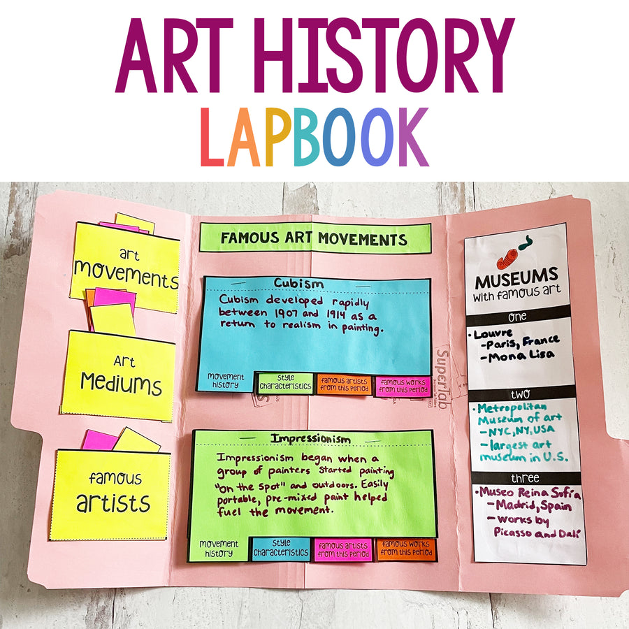 Art History Lapbook – Learn in Color