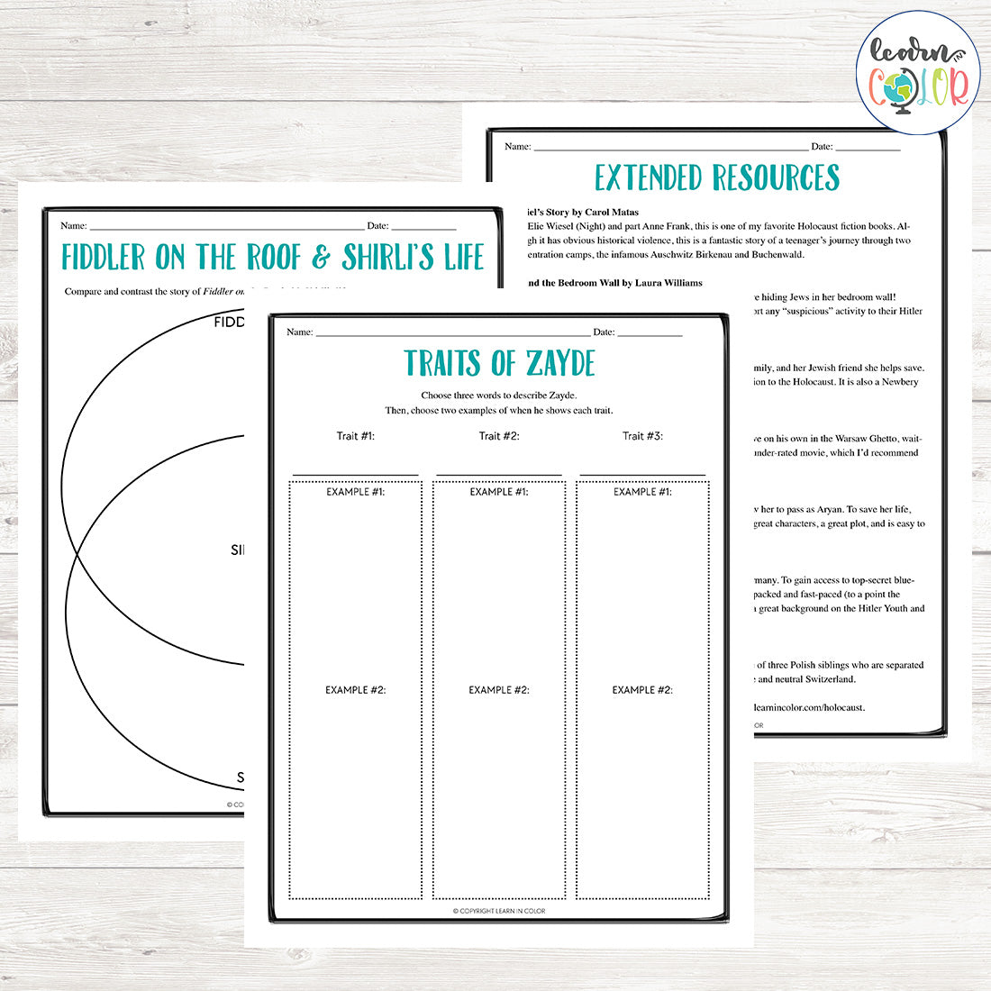 Broken Strings by Eric Walter Novel Study – Learn in Color