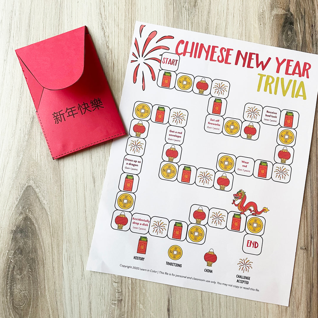 Chinese New Year Unit Study – Learn in Color