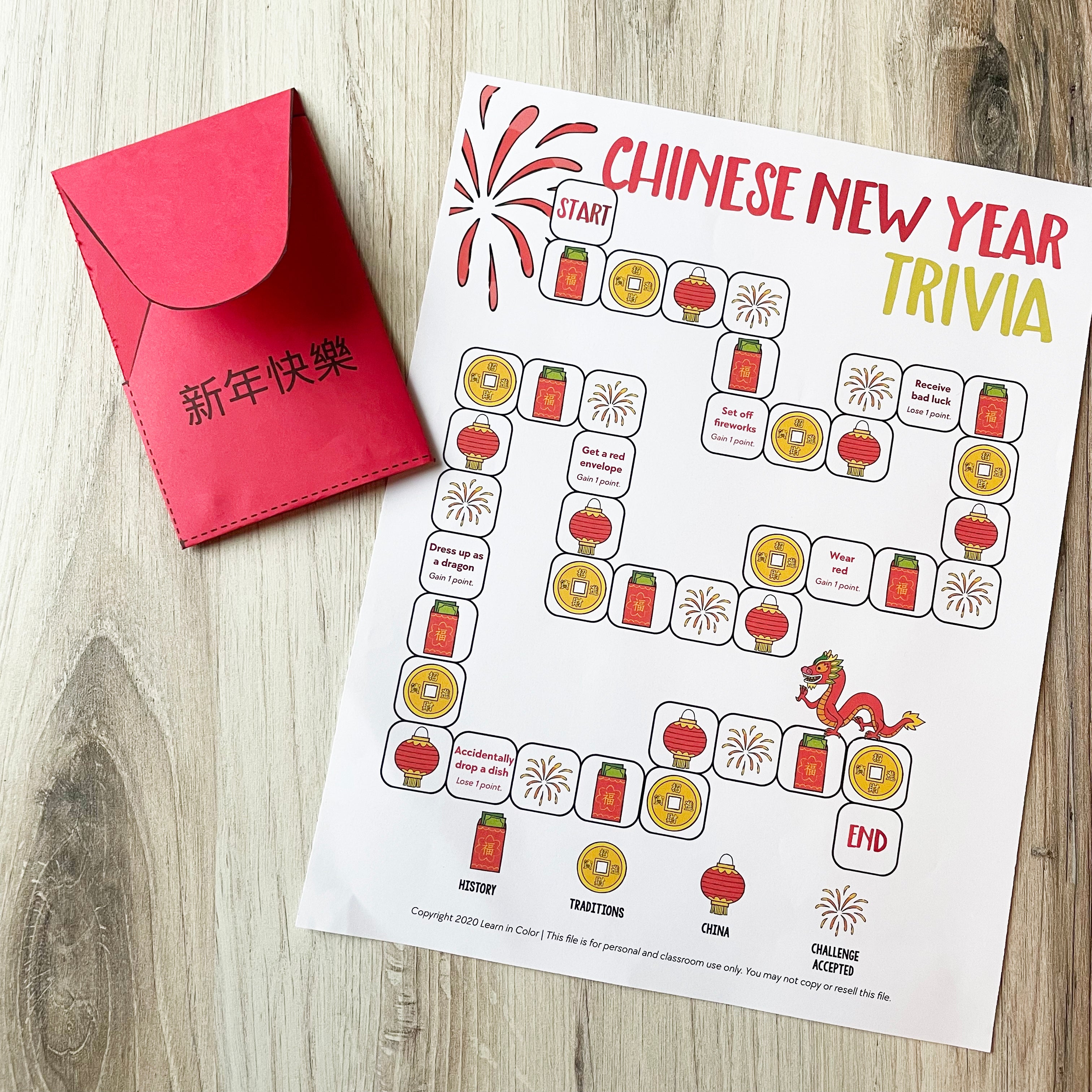 Chinese New Year Unit Study – Learn in Color