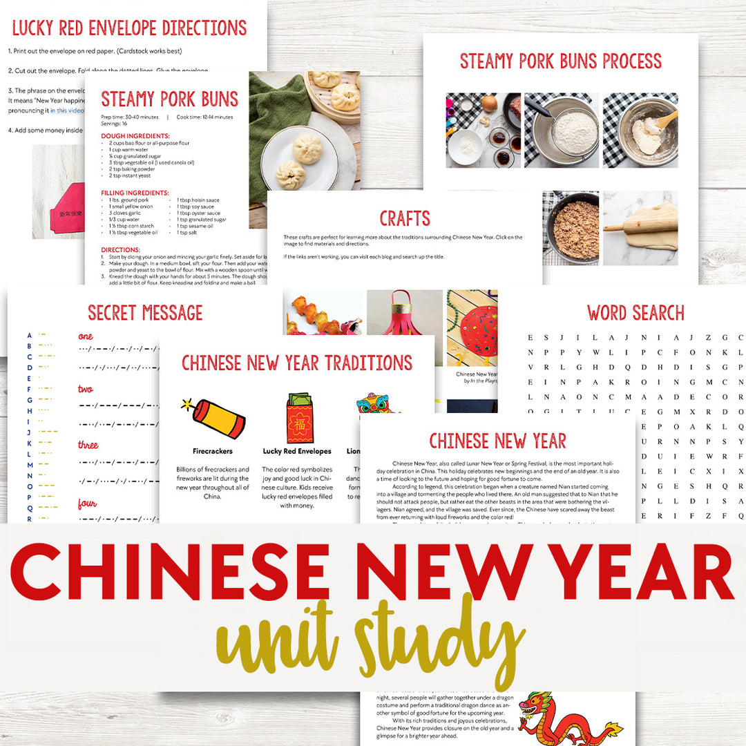 Chinese New Year Unit Study – Learn in Color