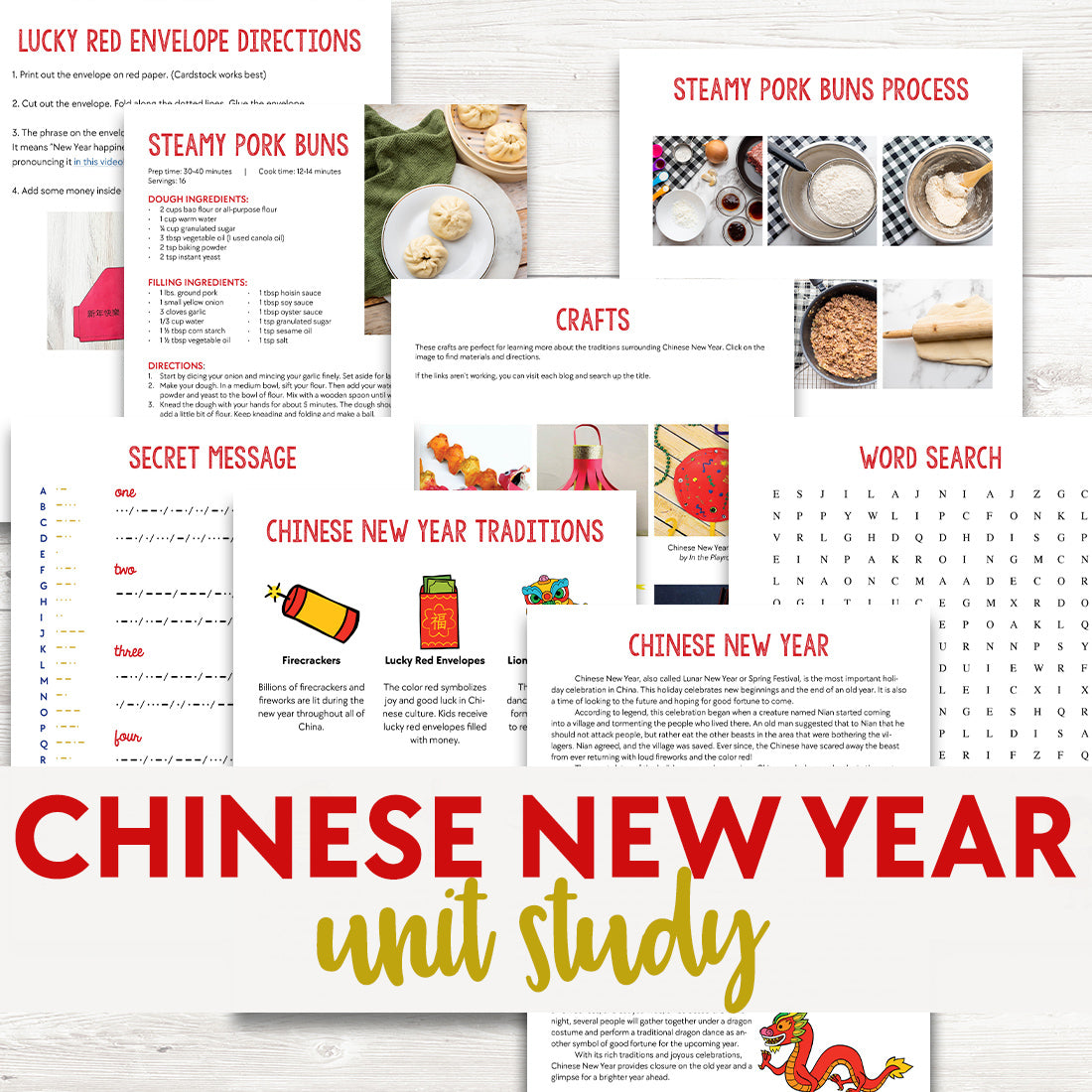 Chinese New Year Unit Study – Learn in Color