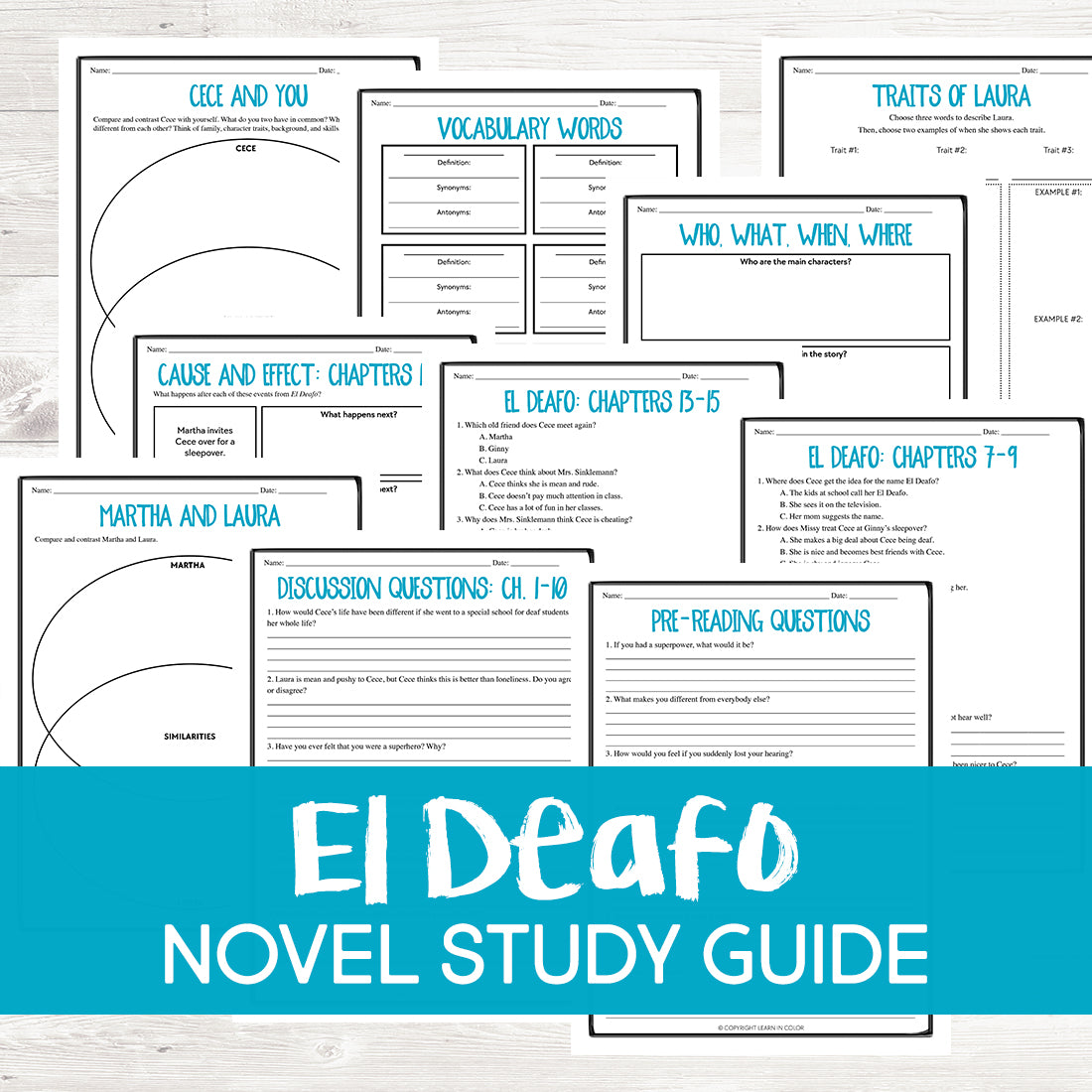 El Deafo Book Guide – Learn in Color
