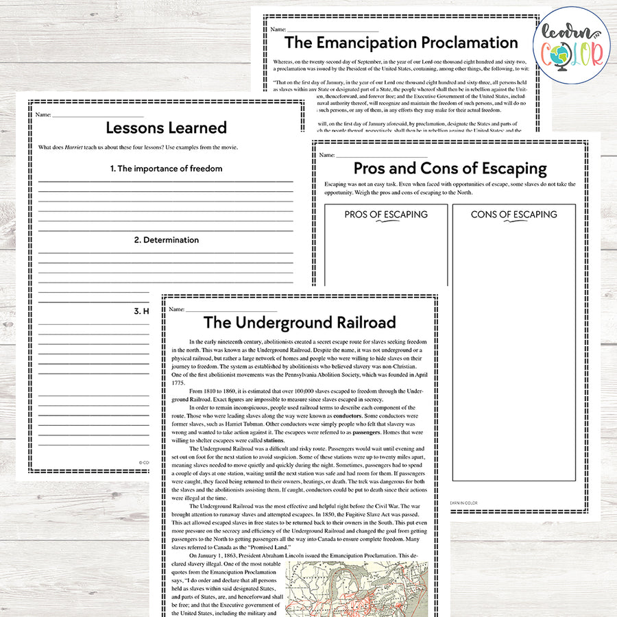 Harriet Movie Guide – Learn in Color