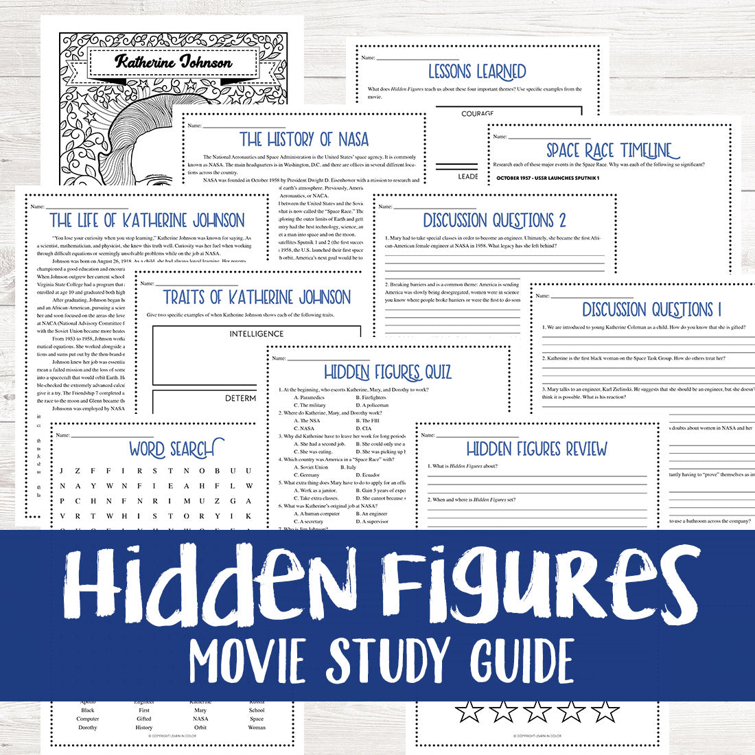 Hidden Figures Movie Guide – Learn in Color