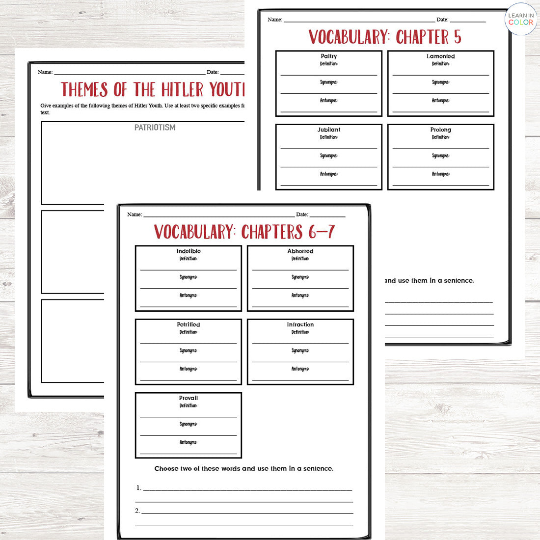 Hitler Youth: Growing Up in Hitler's Shadow Book Study Grades: 7-9 ...