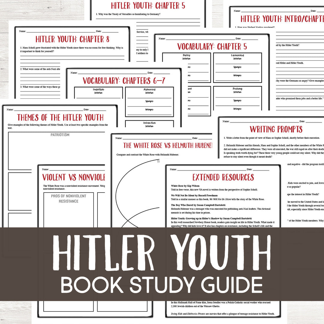Hitler Youth: Growing Up in Hitler's Shadow Book Study Grades: 7-9 ...
