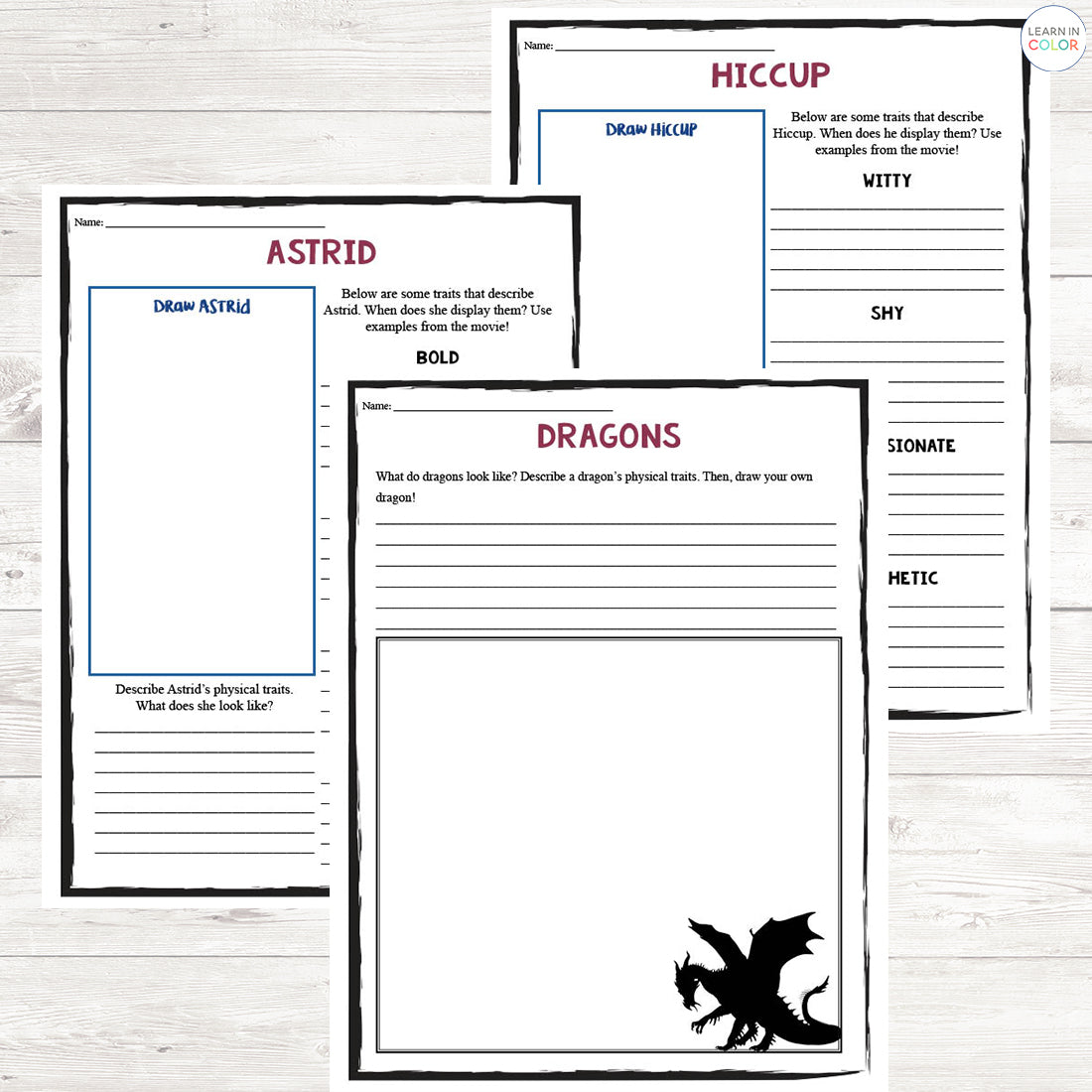 How to Train Your Dragon Movie Study Grades: 3-5 – Learn in Color