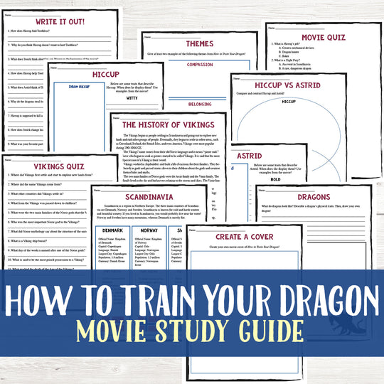 How to Train Your Dragon Movie Study Grades: 3-5 – Learn in Color