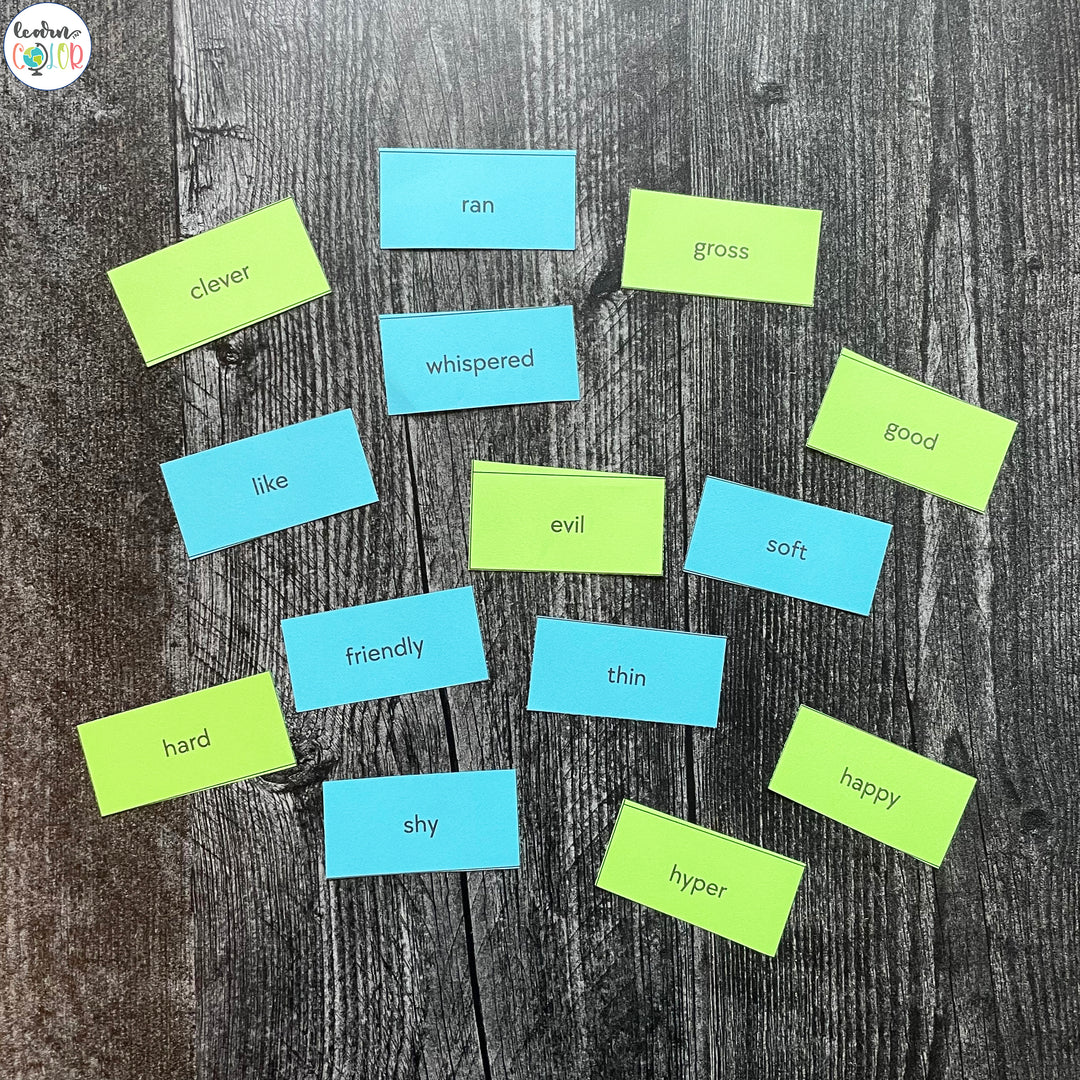 Synonyms & Antonyms Game – Learn in Color