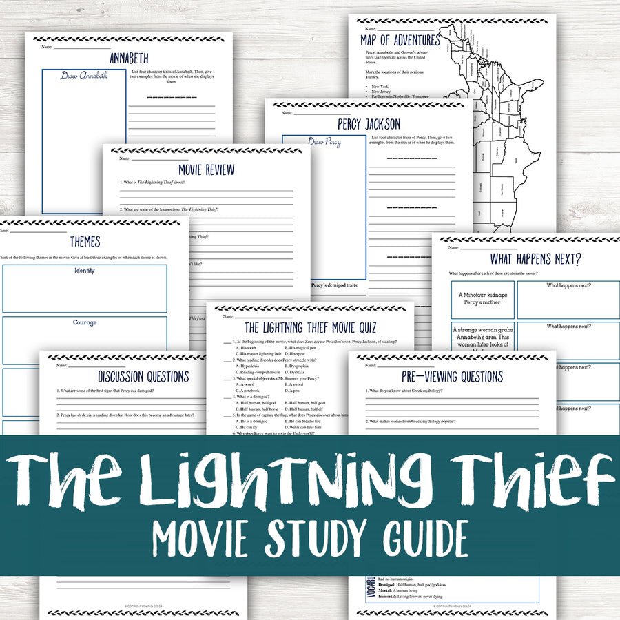 The Lightning Thief Movie Guide – Learn in Color