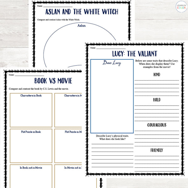 The Lion, the Witch, and the Wardrobe Movie Study Grades: 5-8 – Learn ...