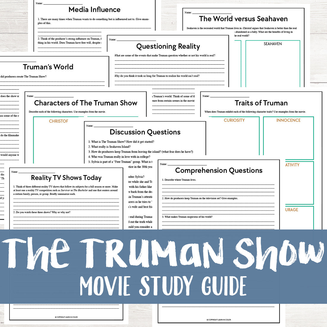 The Truman Show Movie Study – Learn in Color
