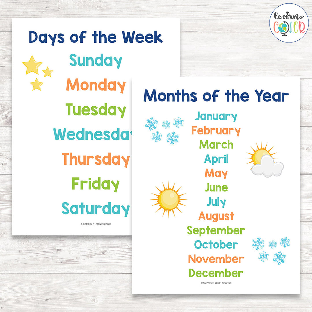 Time Cheat Sheets Grades: 2-4 – Learn in Color