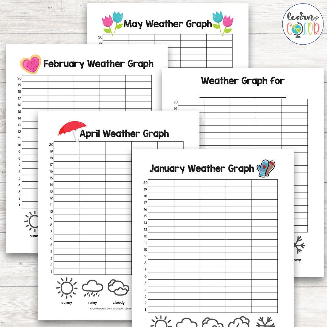Weather Graph Activity – Learn in Color