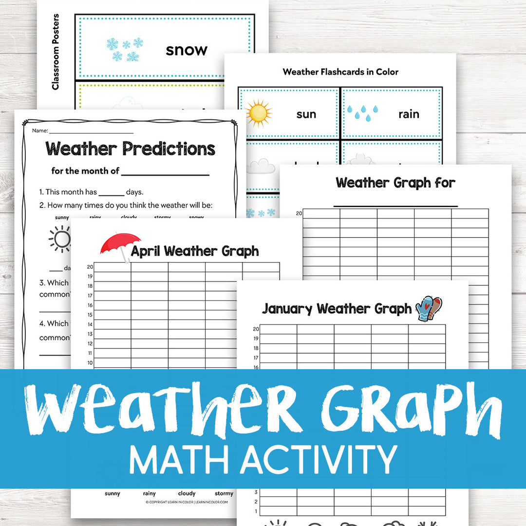 Weather Graph Activity – Learn in Color