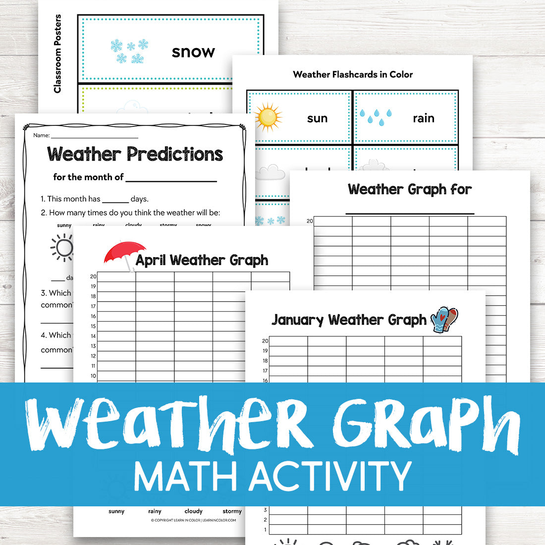 Weather Graph Activity – Learn in Color