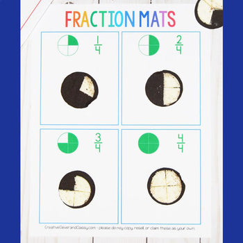 Oreo Fraction Mats – Learn in Color